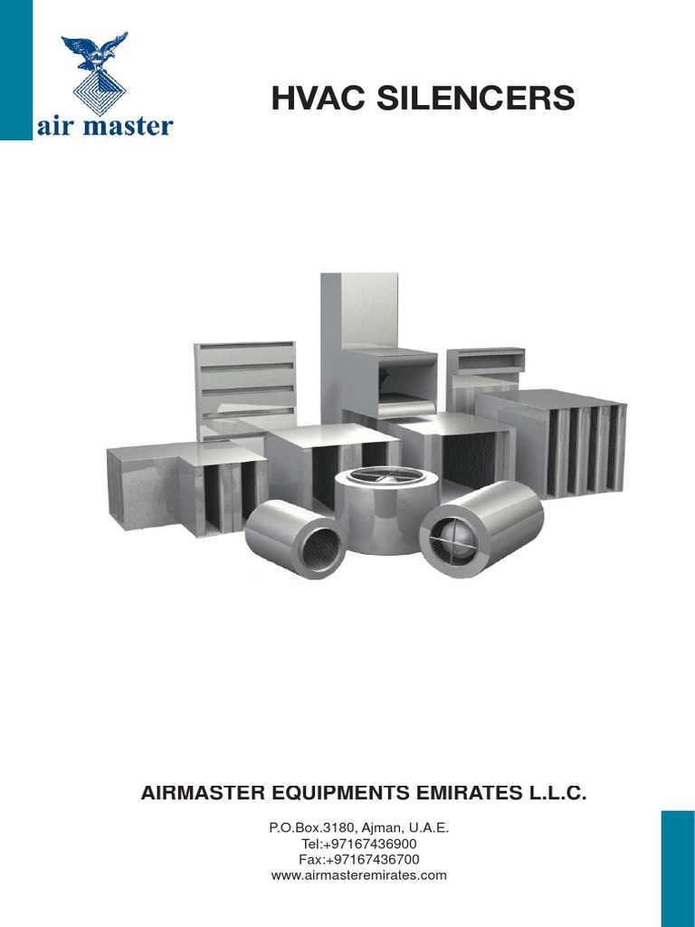 HVAC Silencer Guide | PDF | Duct (Flow) | Sound