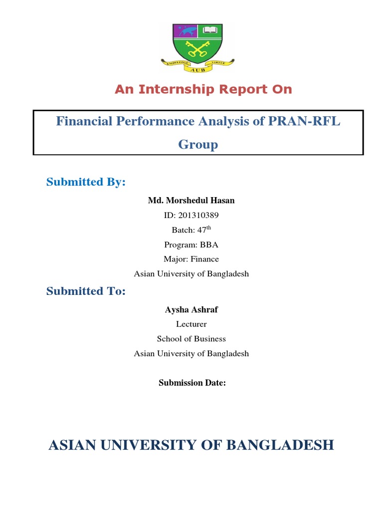 PRAN-RFL Financial Performance Analysis | PDF | Dividend | Price ...