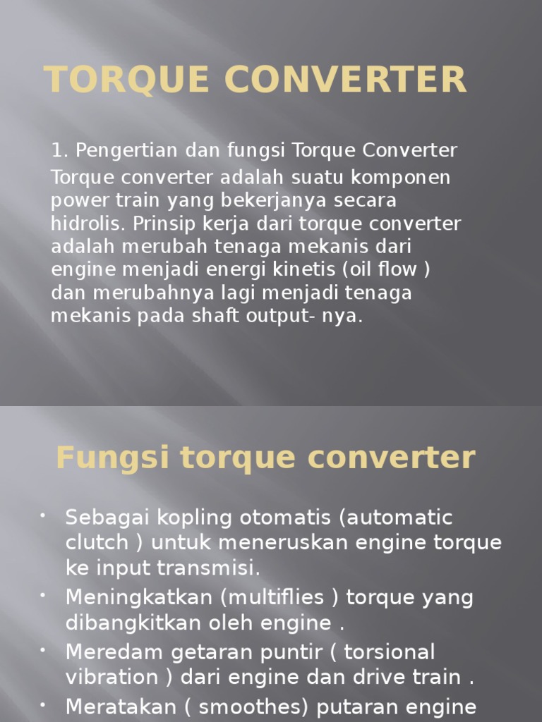 Torque Converter | PDF