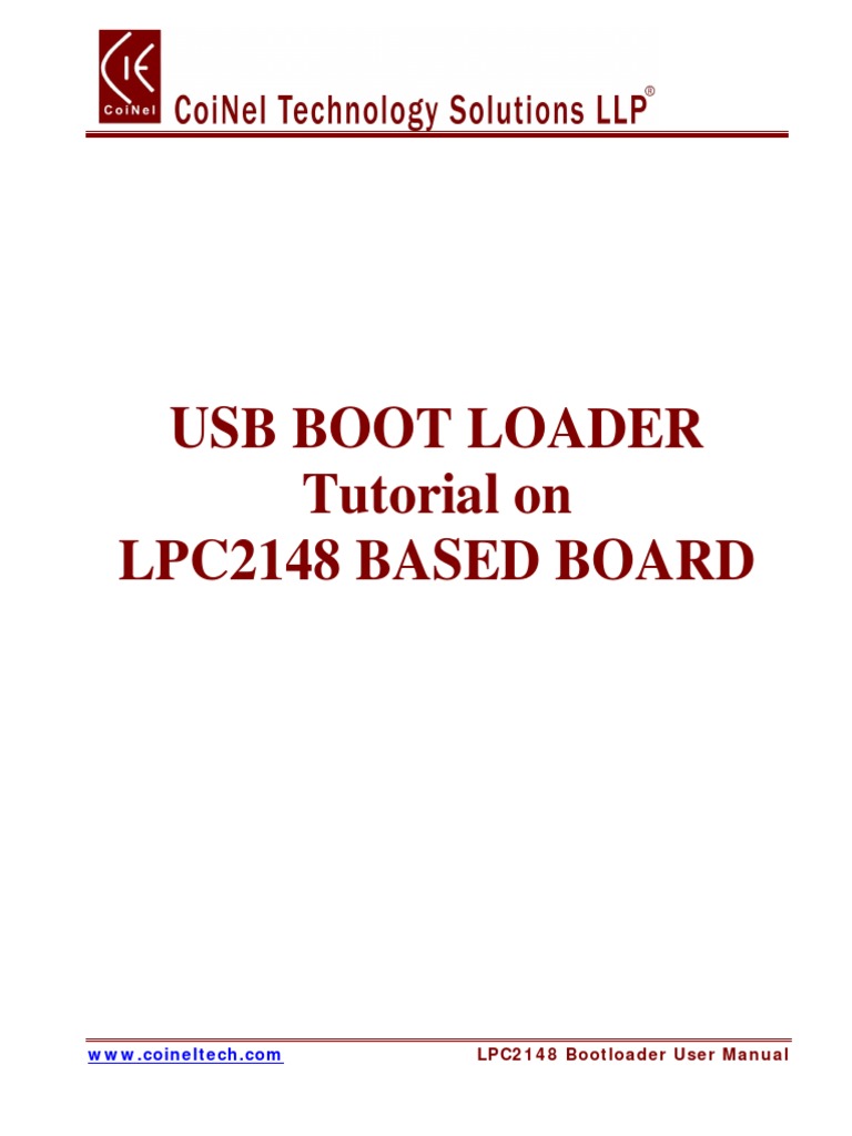 Usb Boot Loader Tutorial On Lpc2148 Based Board: LPC2148 Bootloader ...