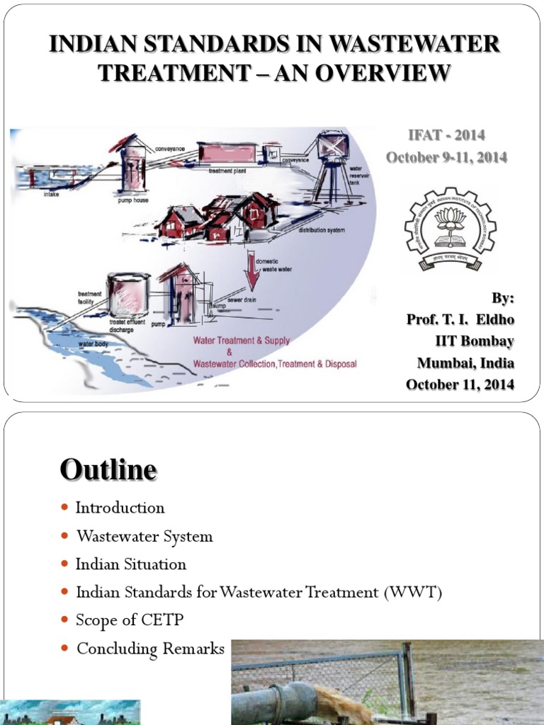 Indian Standards in Wastewater Treatment an Overview | Wastewater ...