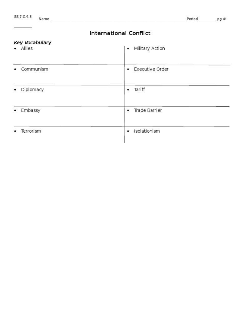 U.S. Powers in International Conflicts | PDF | Foreign Policy | Global ...