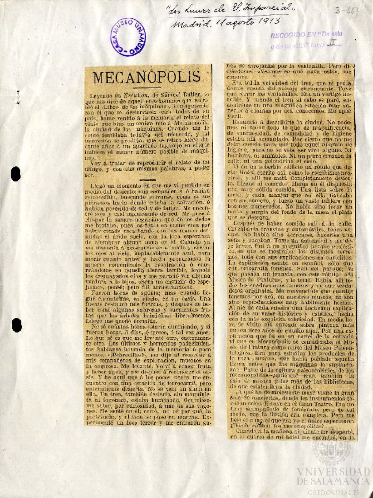 Mecanopolis PDF | PDF