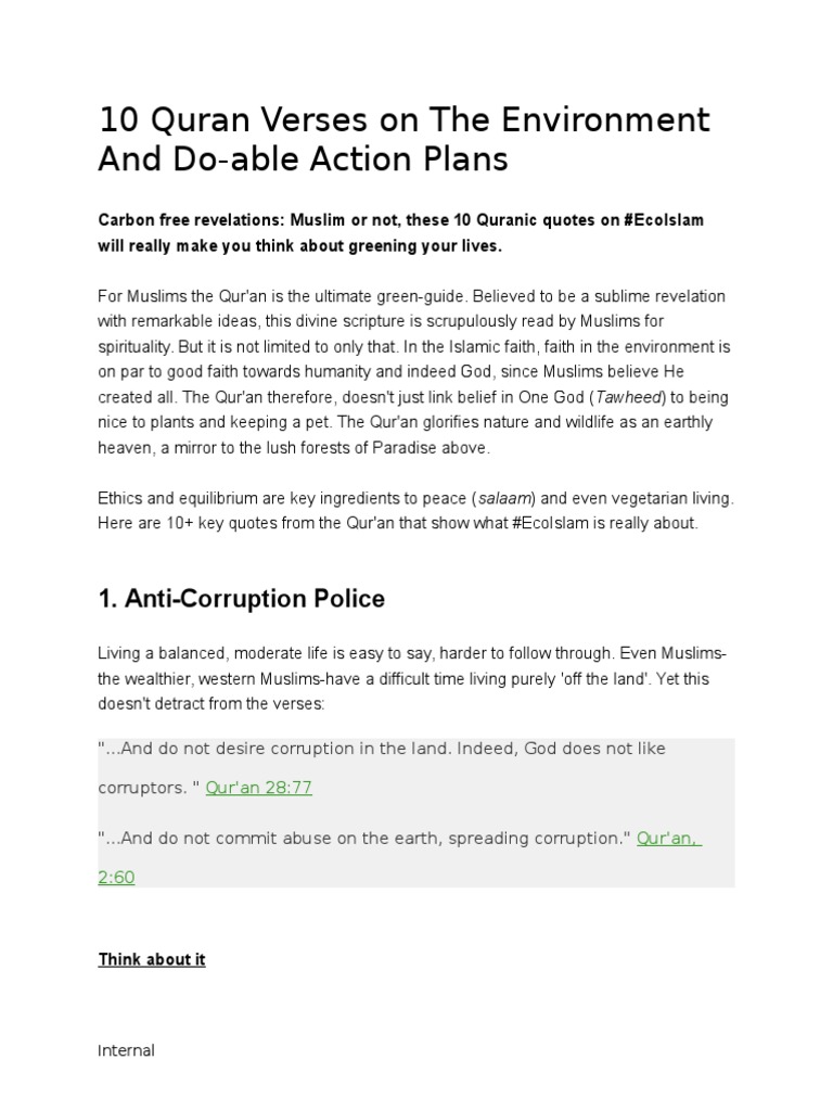 Environmental Muslim | PDF | 2009 United Nations Climate Change ...