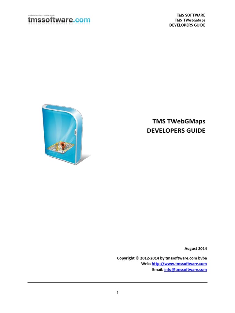 TMS TWebGMaps PDF | PDF | Map | Software