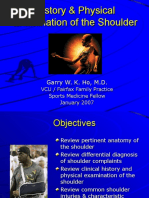 Shoulder Examination Protocol Guide | PDF