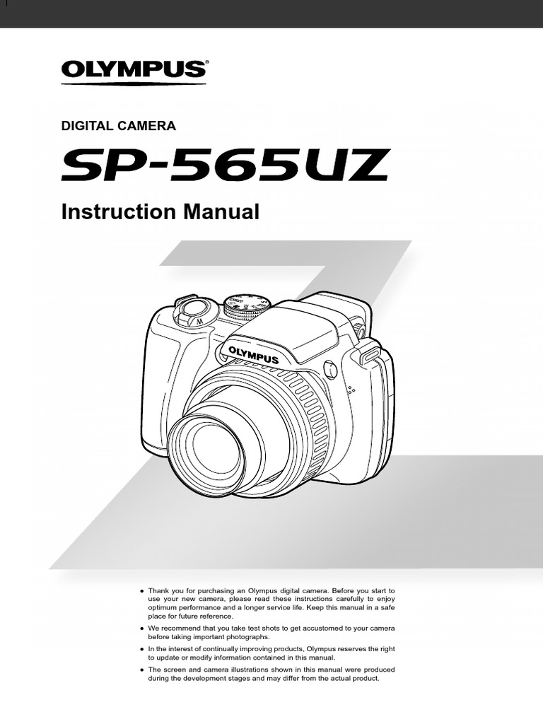 SP-565UZ Instruction Manual EN PDF | PDF | Digital Camera Modes | Menu ...