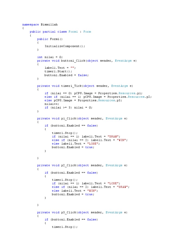 Namespace Public Partial Class Public: Form1 Form | PDF