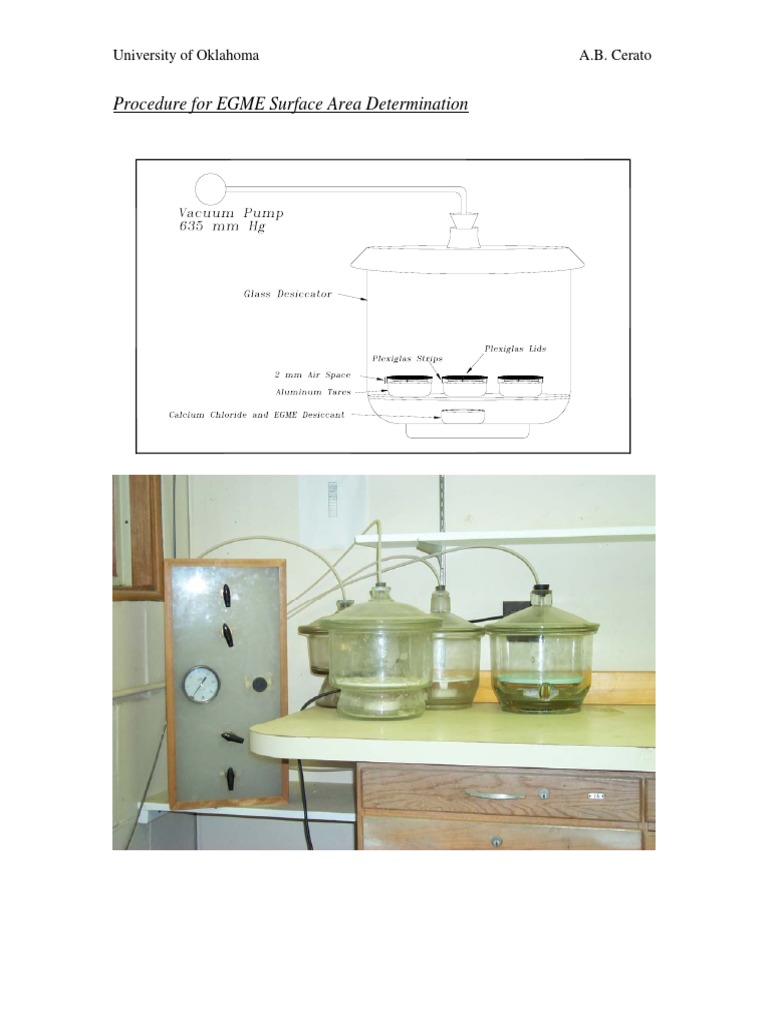 Procedure for Determining Specific Surface Area of Soil Using Ethylene ...