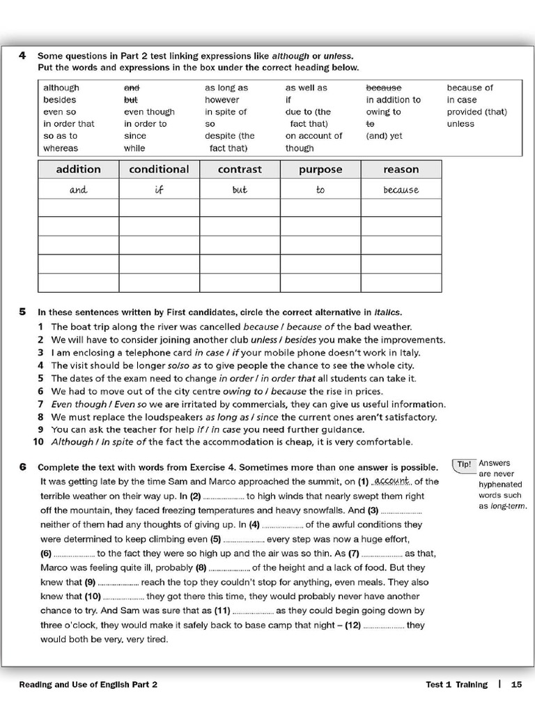 17 - FCE Training (R & UOE Part 2 - Relative Pronouns&Linking ...