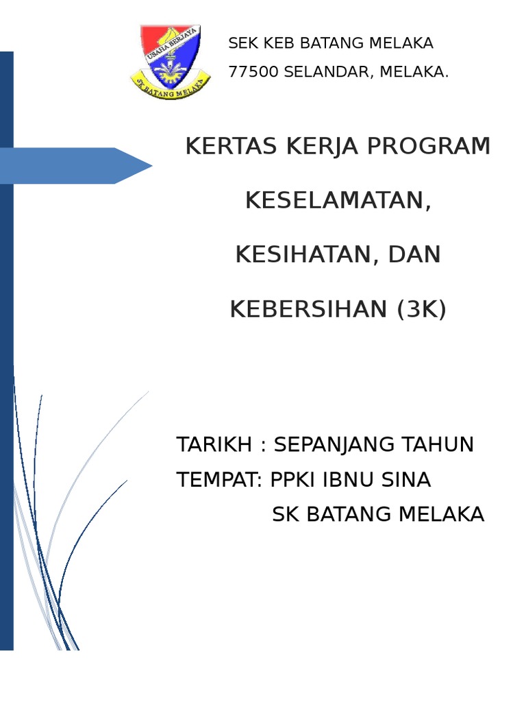 Kertas Kerja Program 3k | PDF