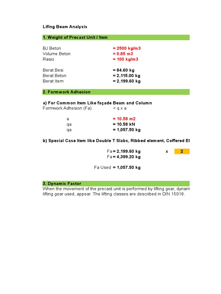 2500 kg/m3 0.85 m3 100 kg/m3 | PDF | Masonry | Architectural Design
