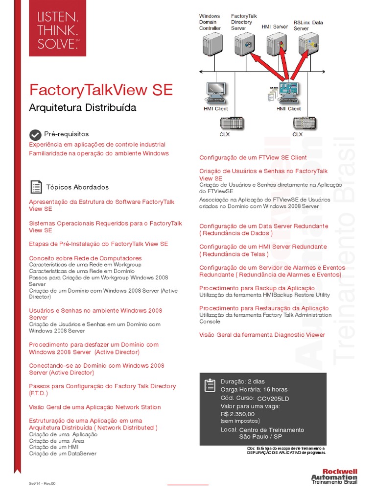 Factorytalk Viewse Arquitetura Distribuida Pdf Microsoft Windows Software De Aplicação