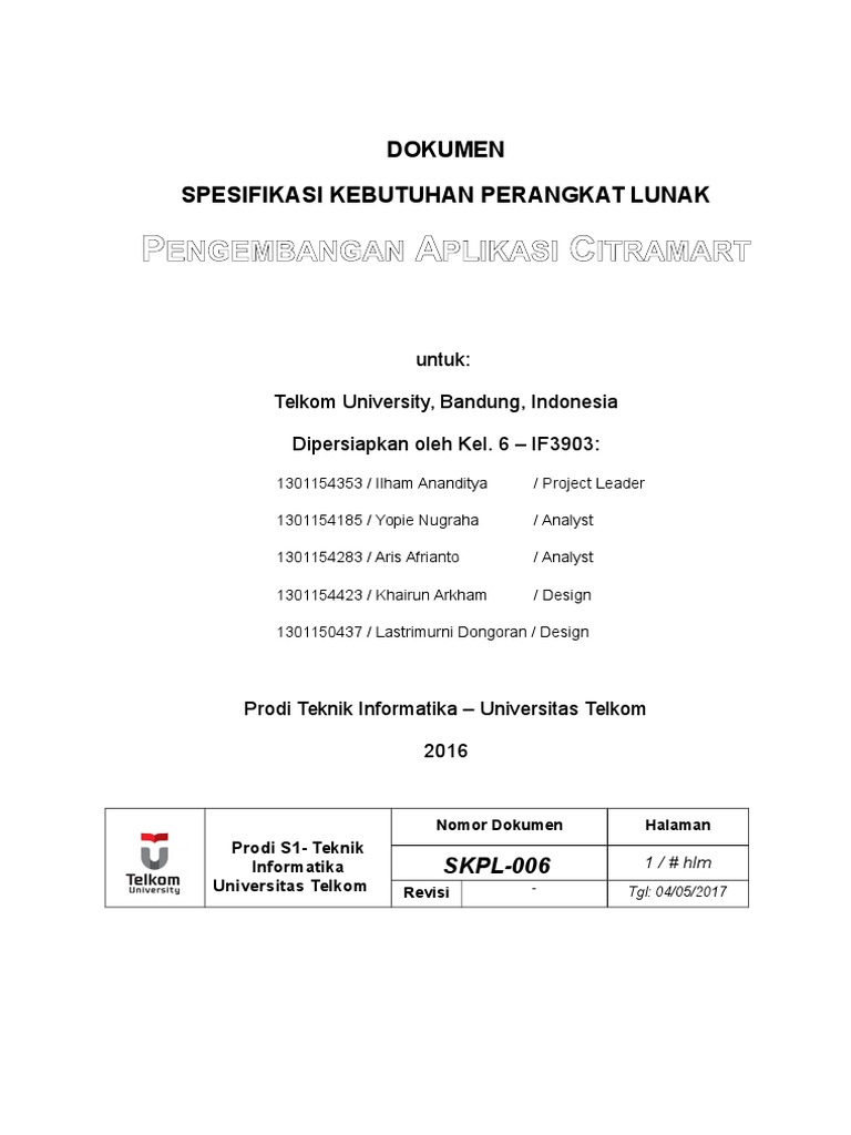 Template SKPL OO | PDF