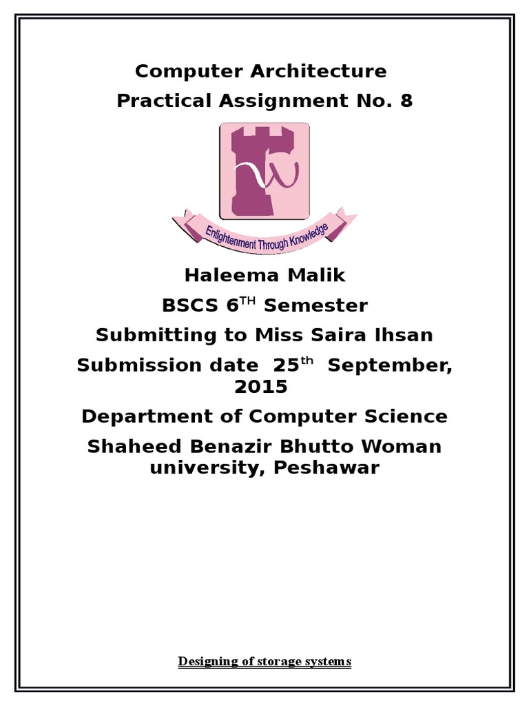 Designing of Storage Systems | PDF | Floppy Disk | Computer Data Storage