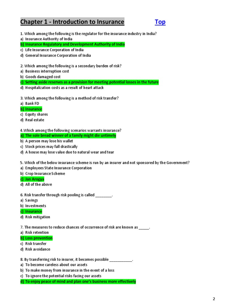 NEW IC 38 Question Bank | PDF