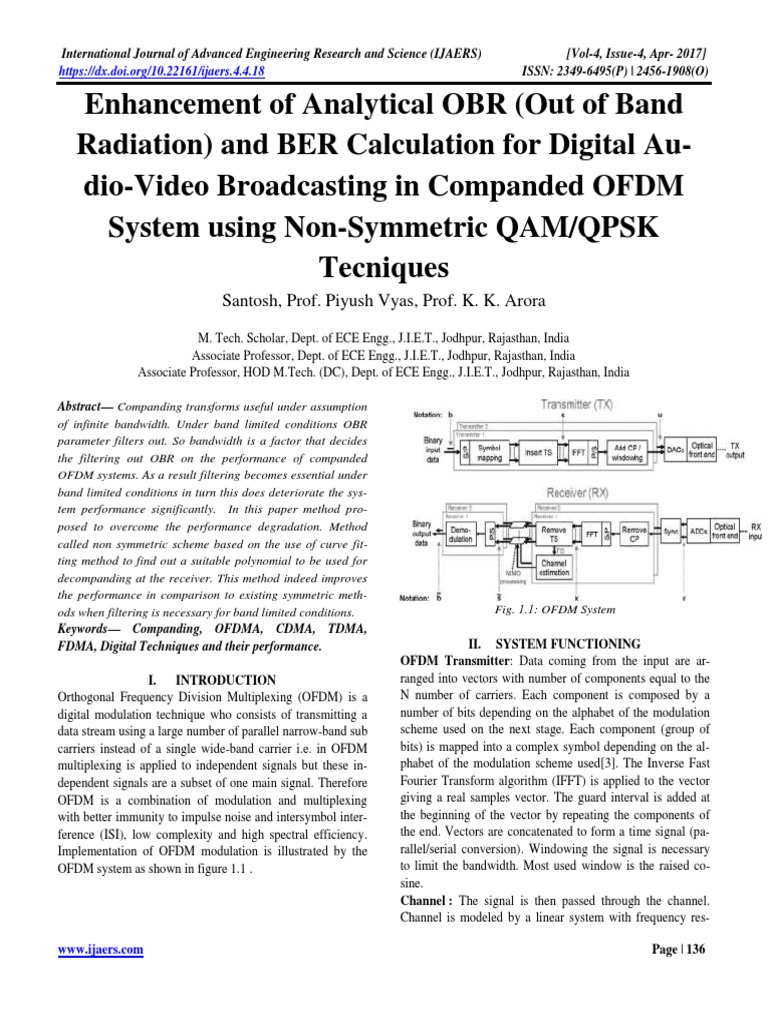 Enhancement of Analytical OBR | PDF | Orthogonal Frequency Division ...