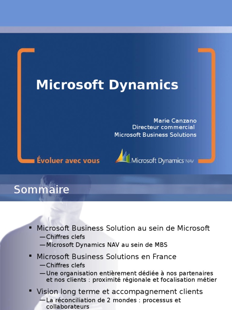 Evoluer Avec Microsoft Dynamics NAV 2 Microsoft Dynamics | PDF ...