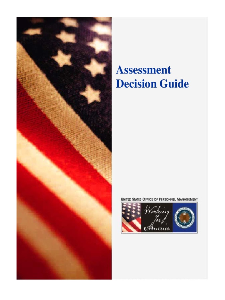 Assessment Decision Guide | PDF | Educational Assessment | Competence ...