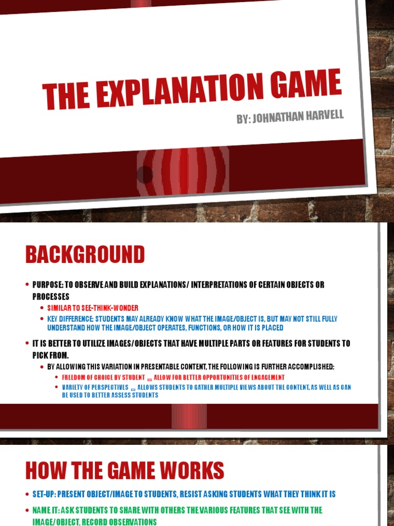 The Explanation Game | PDF