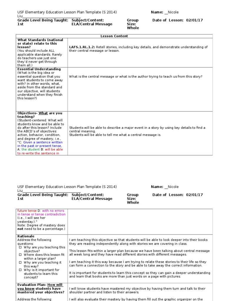 Supervisor Observation 1 | PDF | Lesson Plan | Education Theory