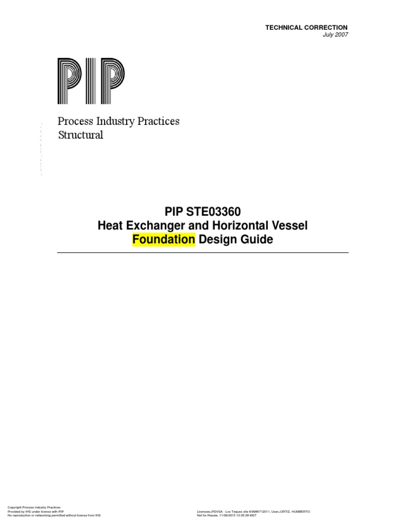 Horizontal Vessel Foundation Design | PDF | Friction | Structural Load