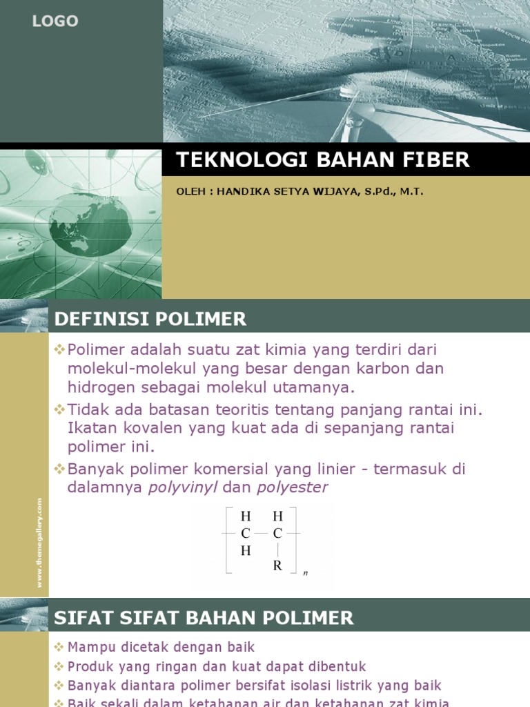 Materi Polimer (Fiber) - Handika Setya W., S.PD., M.T. | PDF ...
