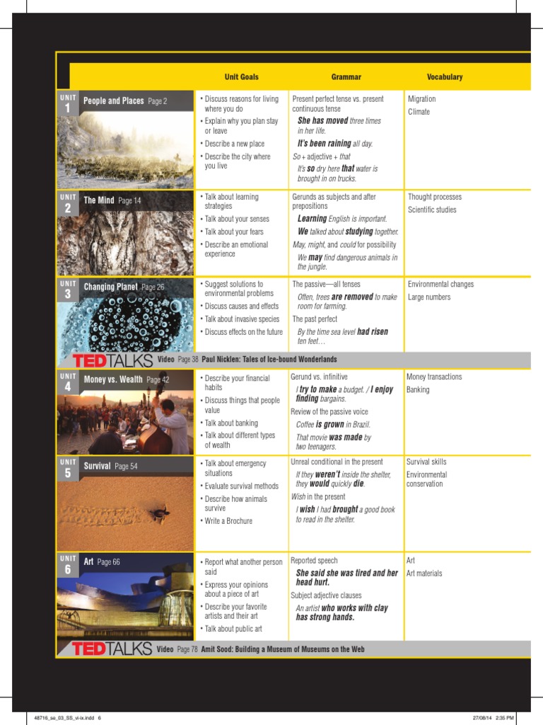 World English 3 Information | PDF | English Language | Grammatical Tense