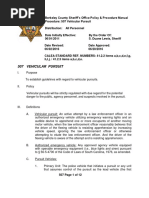 Vehicle Pursuit Reporting Guidelines | PDF | California Highway Patrol ...