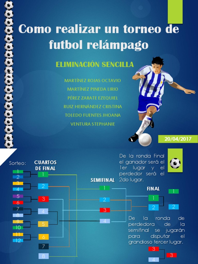Como Realizar Un Torneo de Futbol Relámpago | PDF