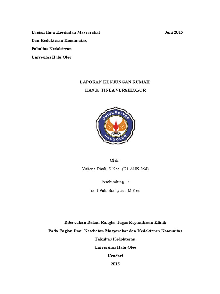 Tinea Versikolor Kedkel | PDF