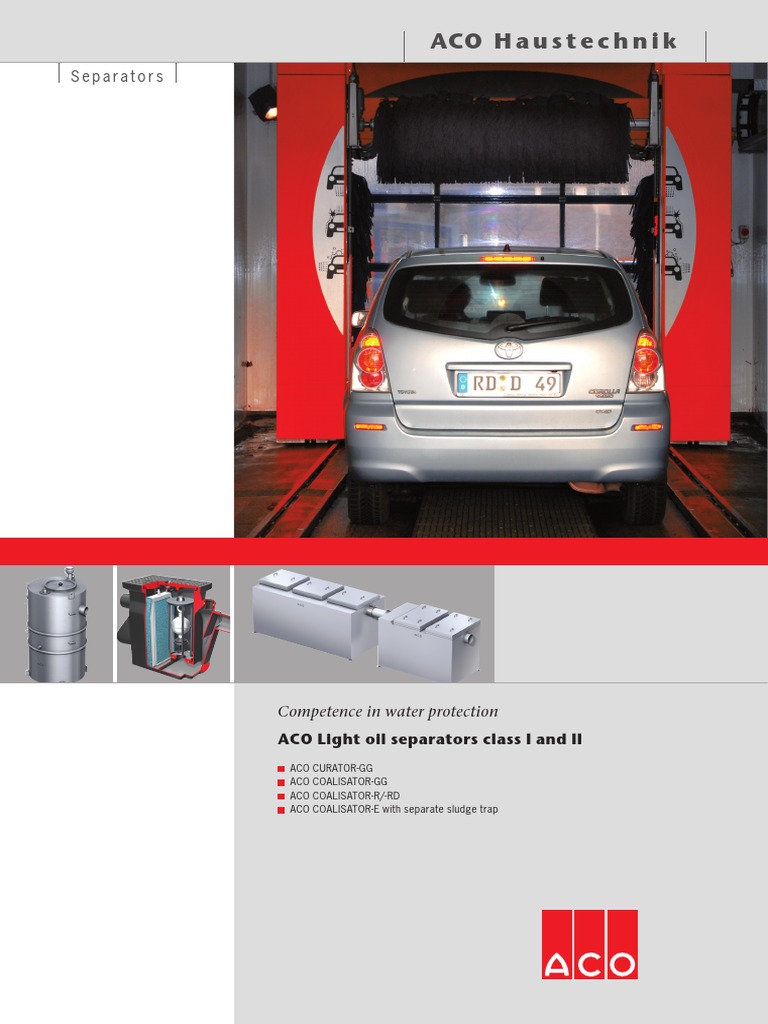 ACO Light Oil Separators Overview | PDF | Drop (Liquid) | Petroleum