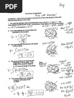 Cross Sections Volume Calculations | PDF