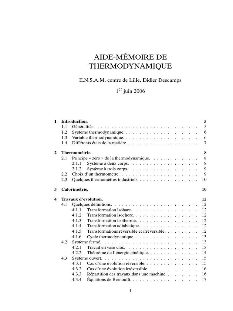 Aide Memoire PDF | PDF