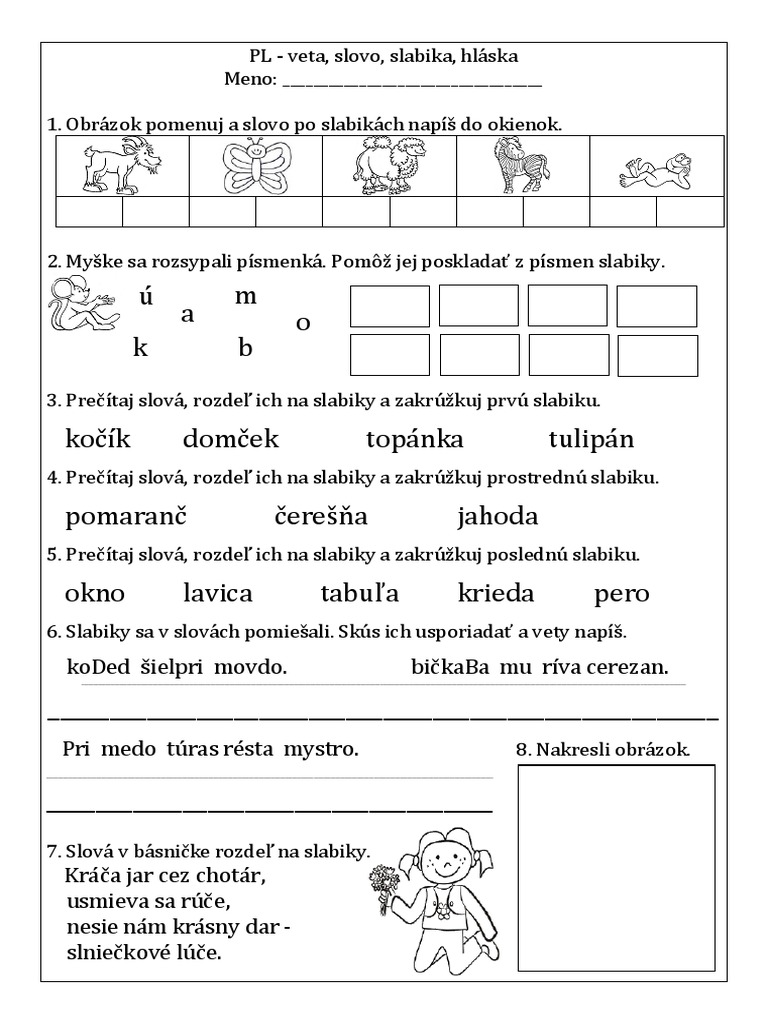 PL - Veta, Slovo, Slabika, Hláska PDF | PDF