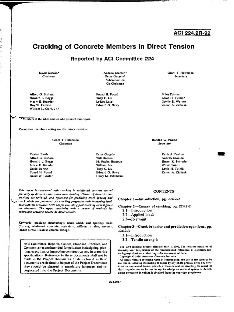 Aci 224.2R-92 | PDF