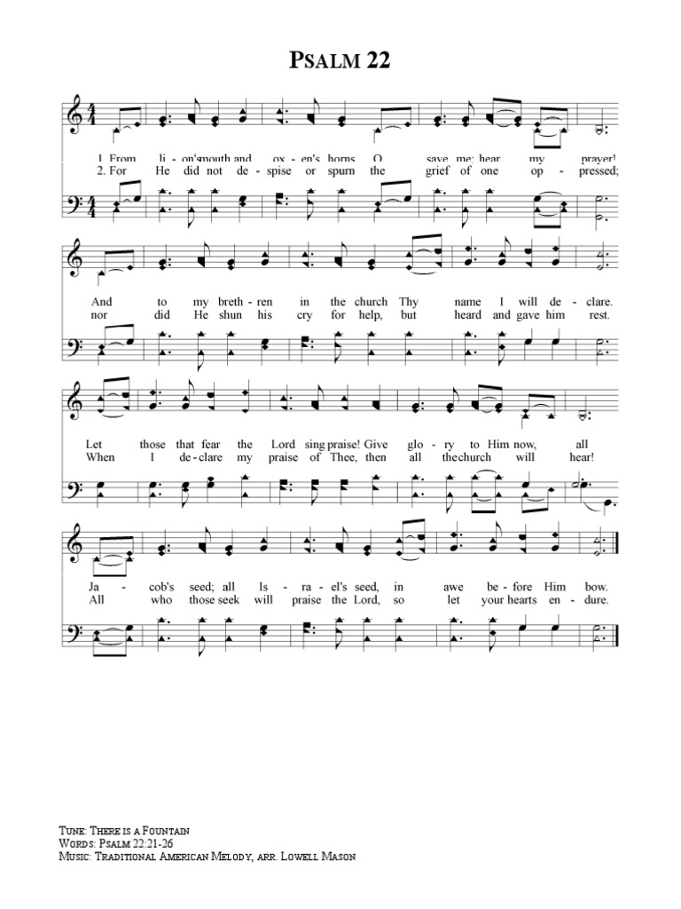 Psalm 22 A | PDF | Art