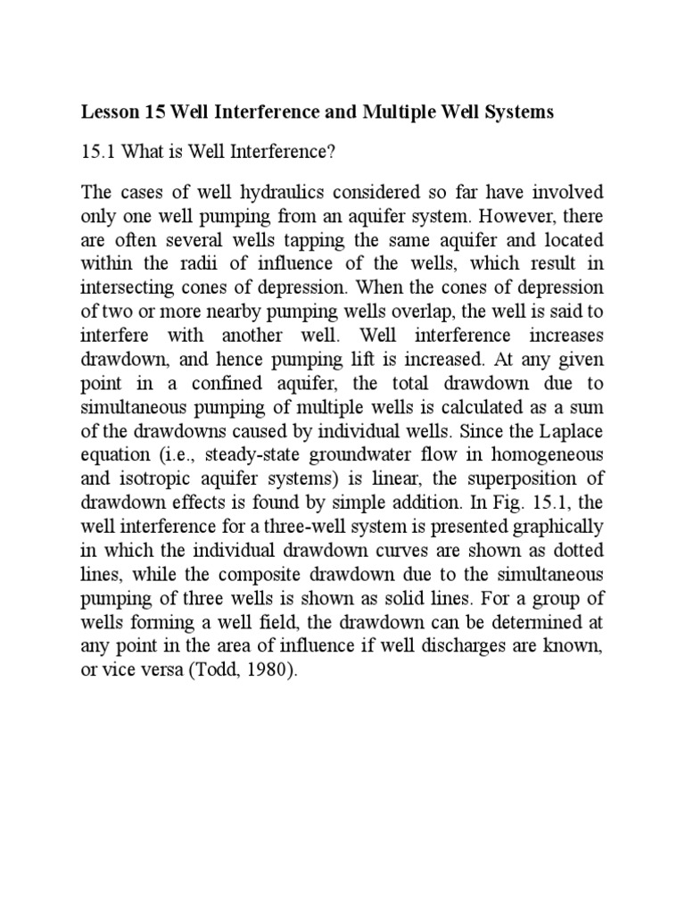 Well Design With Pump | PDF | Aquifer | Drilling Rig