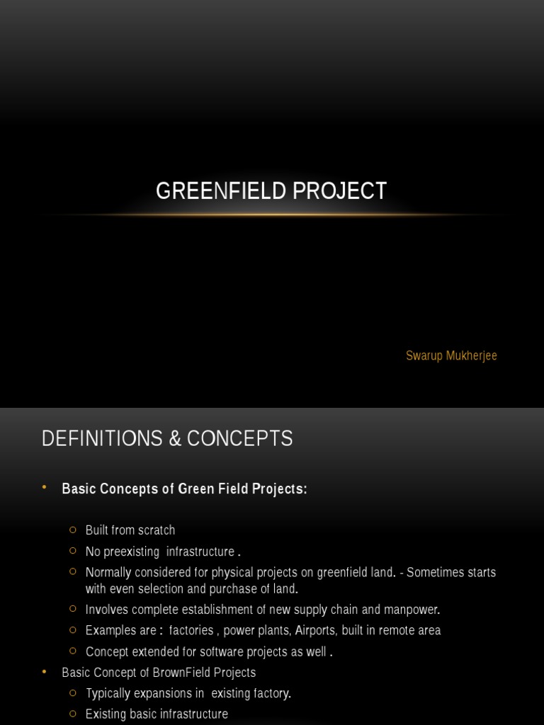 Greenfield Project EIA Title | PDF | Environmental Impact Assessment ...