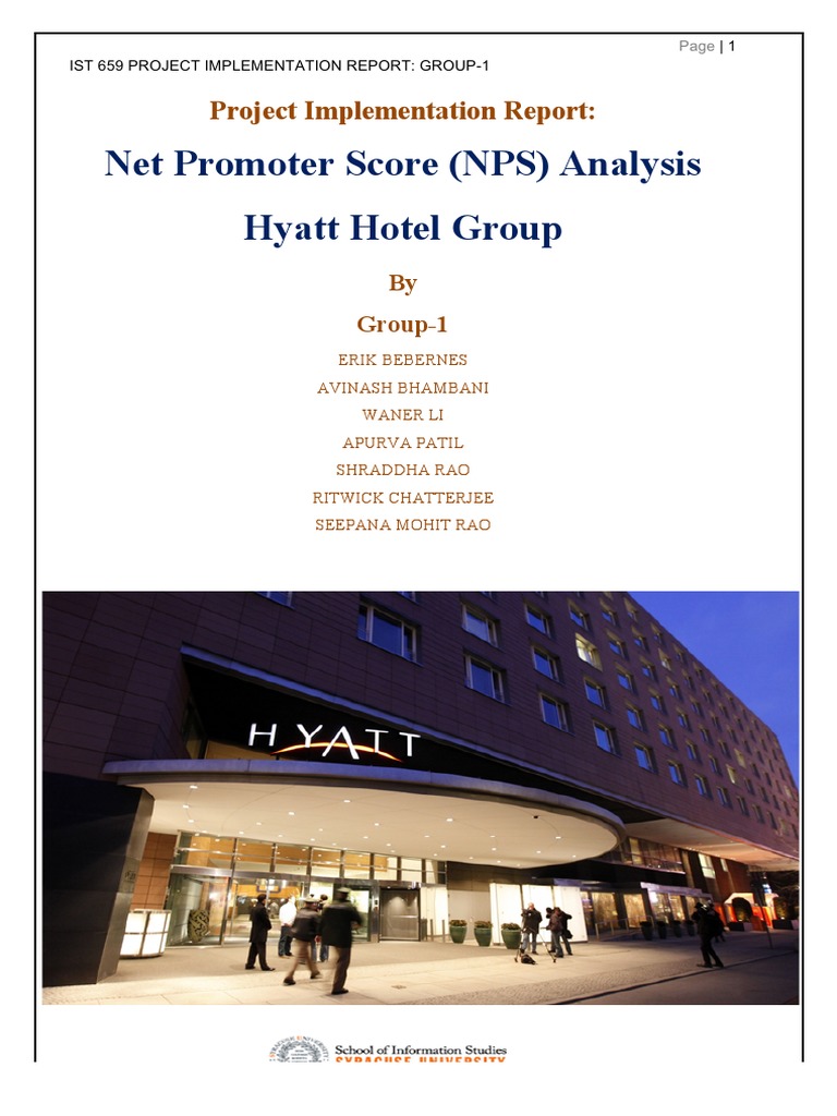 Hyatt Hotel Project | PDF | Coefficient Of Determination | Errors And ...