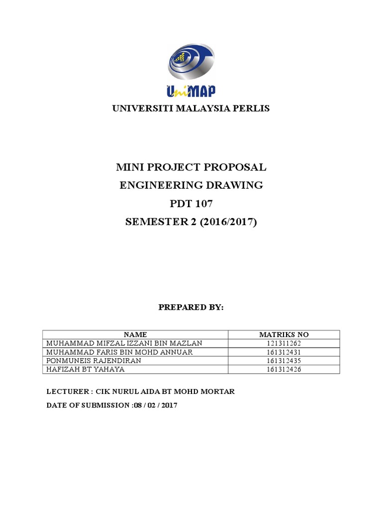Proposal Mini Project | PDF | Mechanical Engineering | Industries