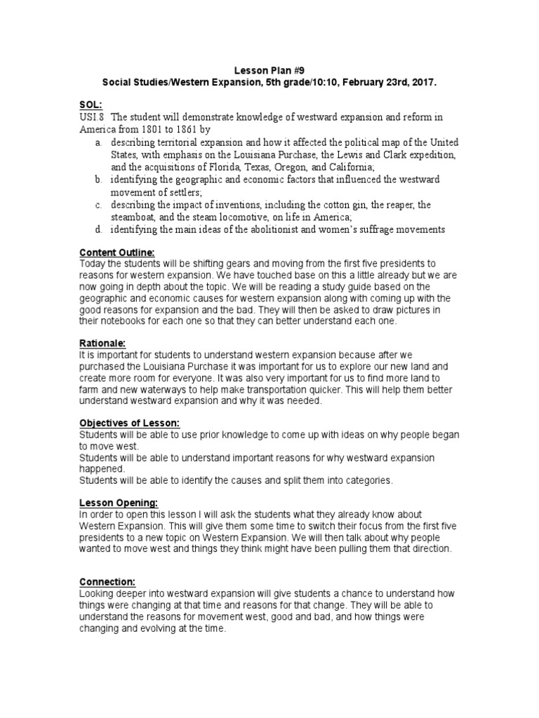 Lesson Plan | PDF | Lesson Plan | Cognition