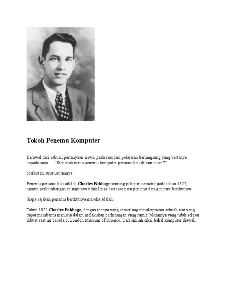 Tokoh Tokoh Penemu | PDF