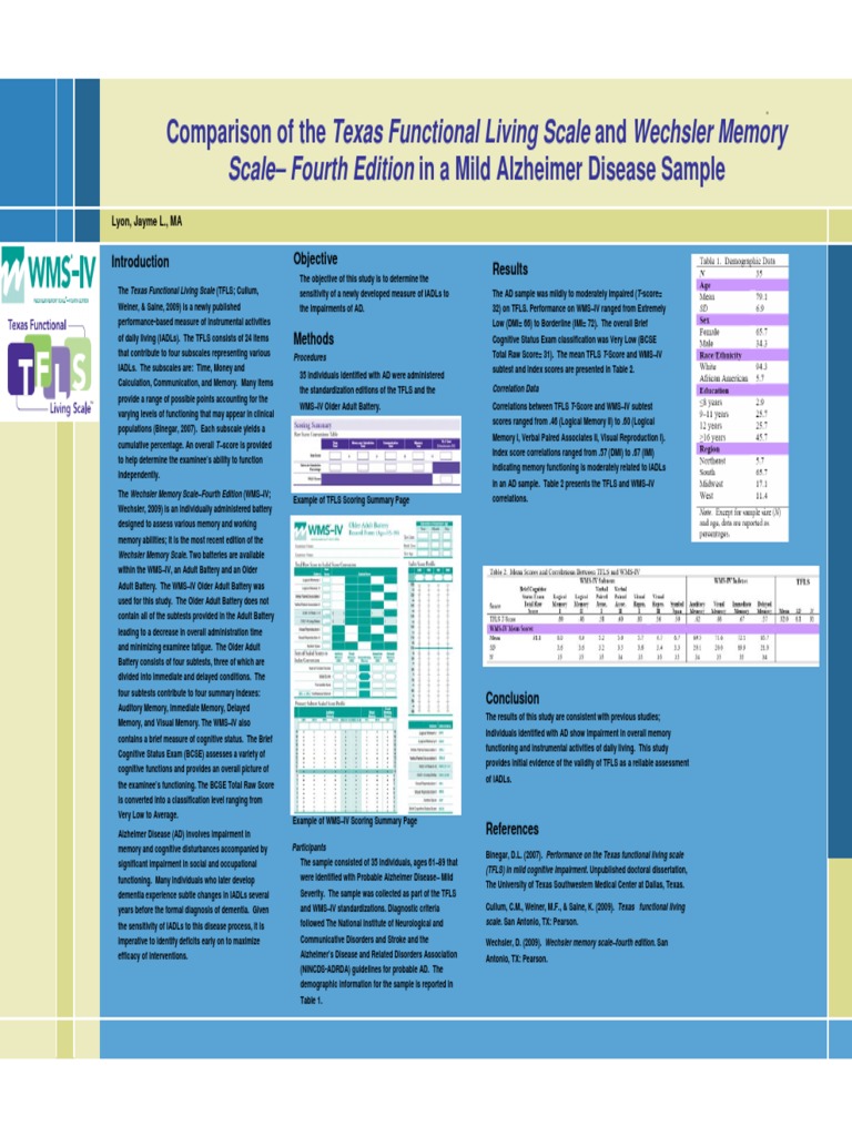 WMS IV - Comparison TFLS&WMS IV PDF | PDF