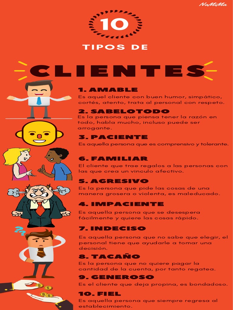 10 Tipos de Clientes