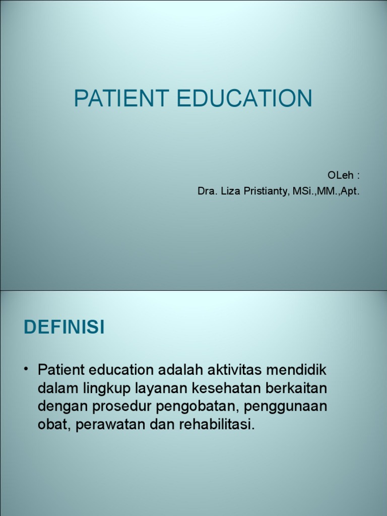 Patient Education | PDF