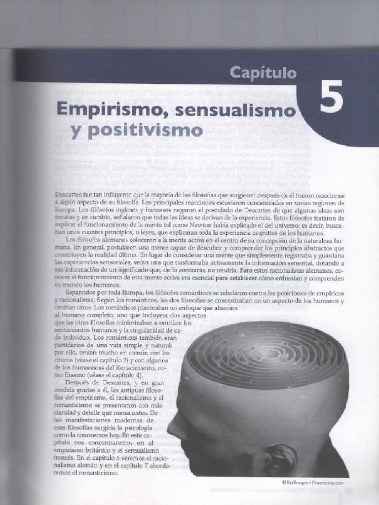 Hergenhahn - Cap 5 - Empirismo, Sensualismo y Positivismo PDF | PDF