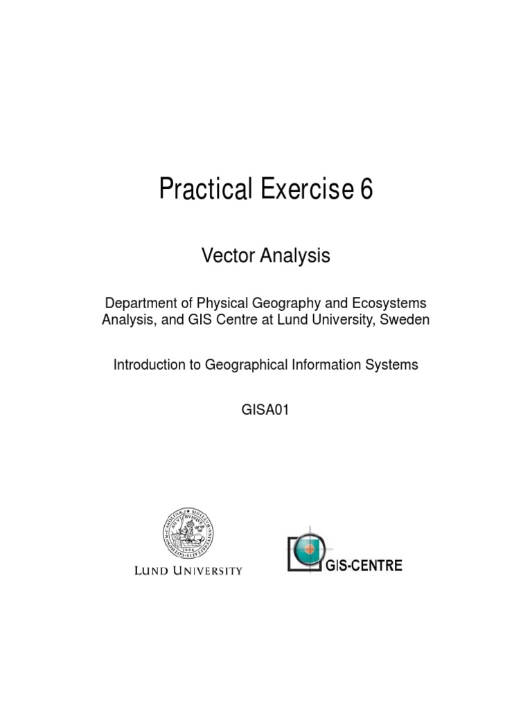 6 Vector Analysis PDF | PDF | Geographic Information System | Computing
