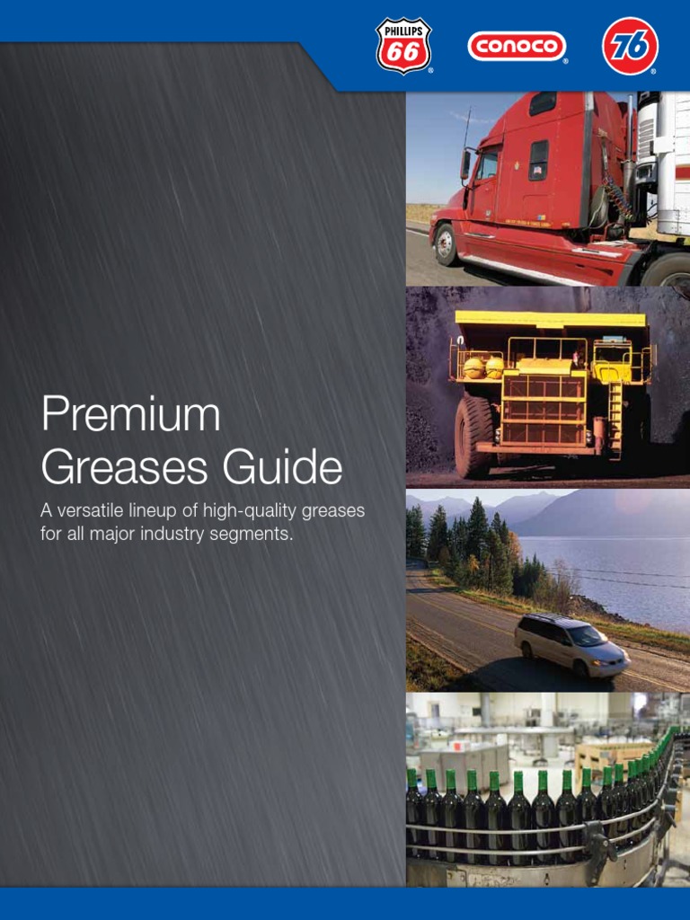 BROCHURE Premium Greases Guide TNR | PDF | Lubricant | Bearing (Mechanical)
