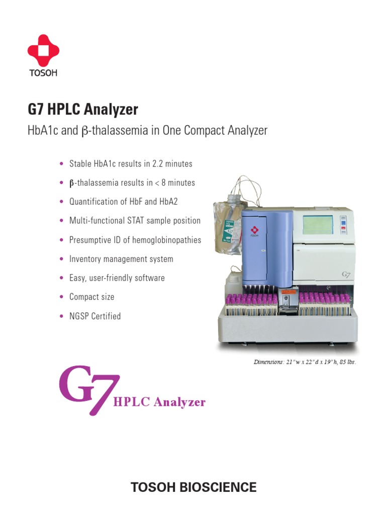 g7 Brochure | PDF | High Performance Liquid Chromatography | Laboratory ...